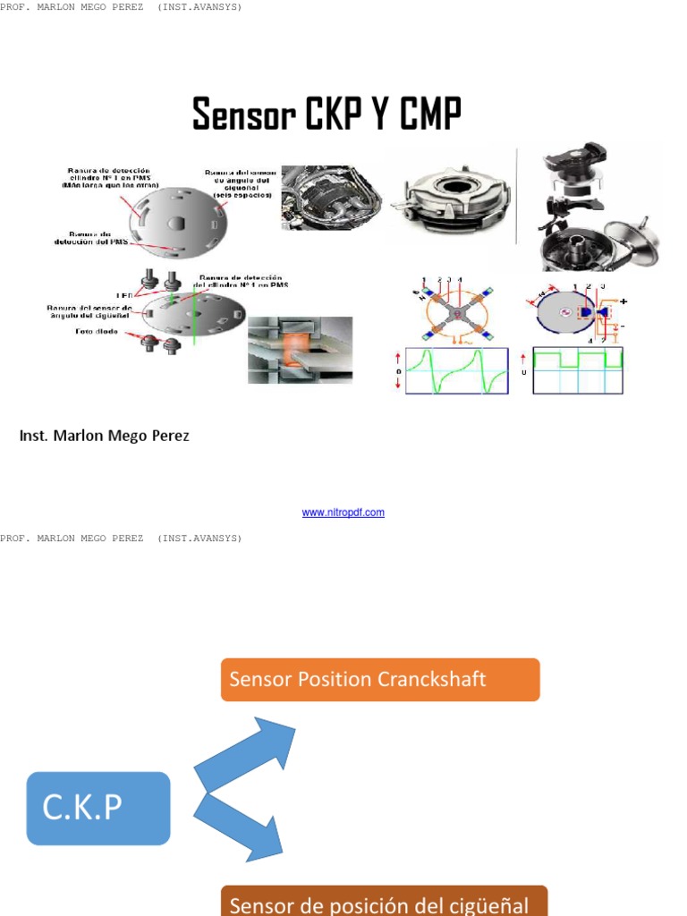 Sensor CKP y CMP Clase | PDF | Inductor | Componentes eléctricos