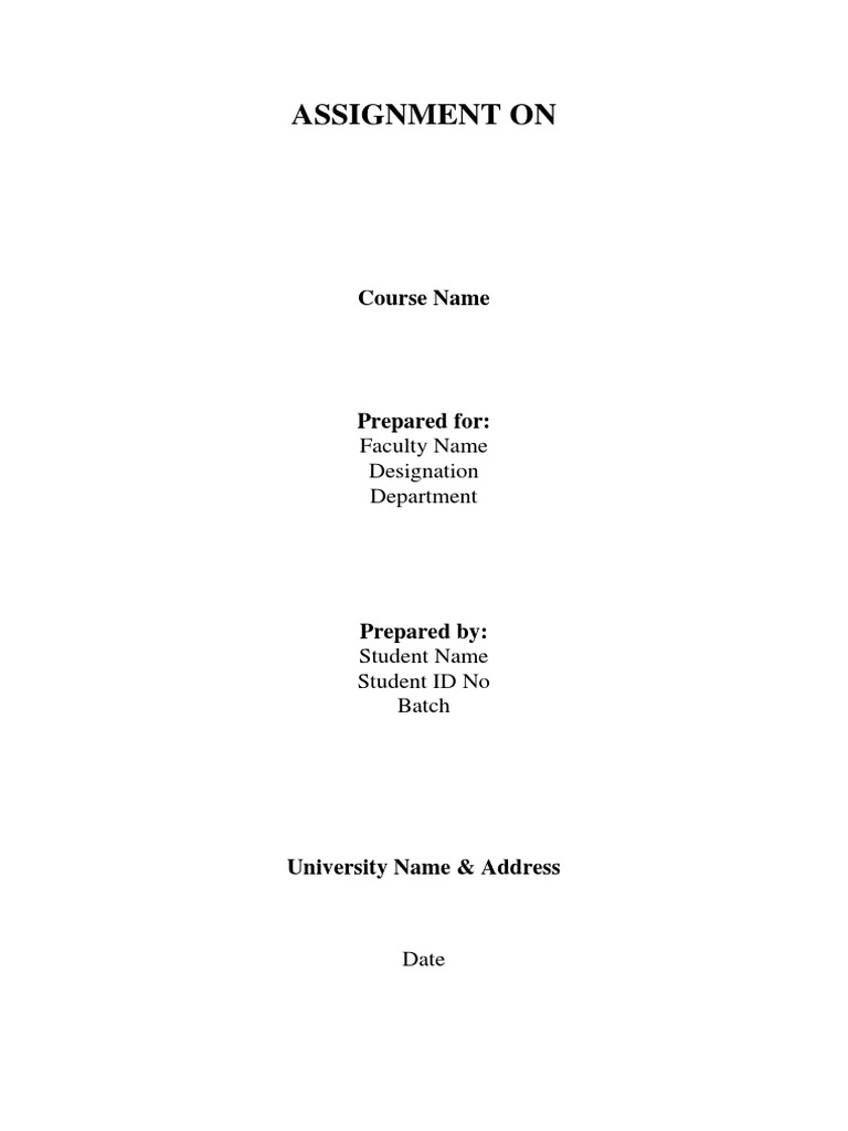Cover Page Style | PDF