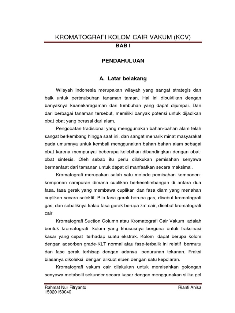 Laporan Fito II KCV Rahmat | PDF