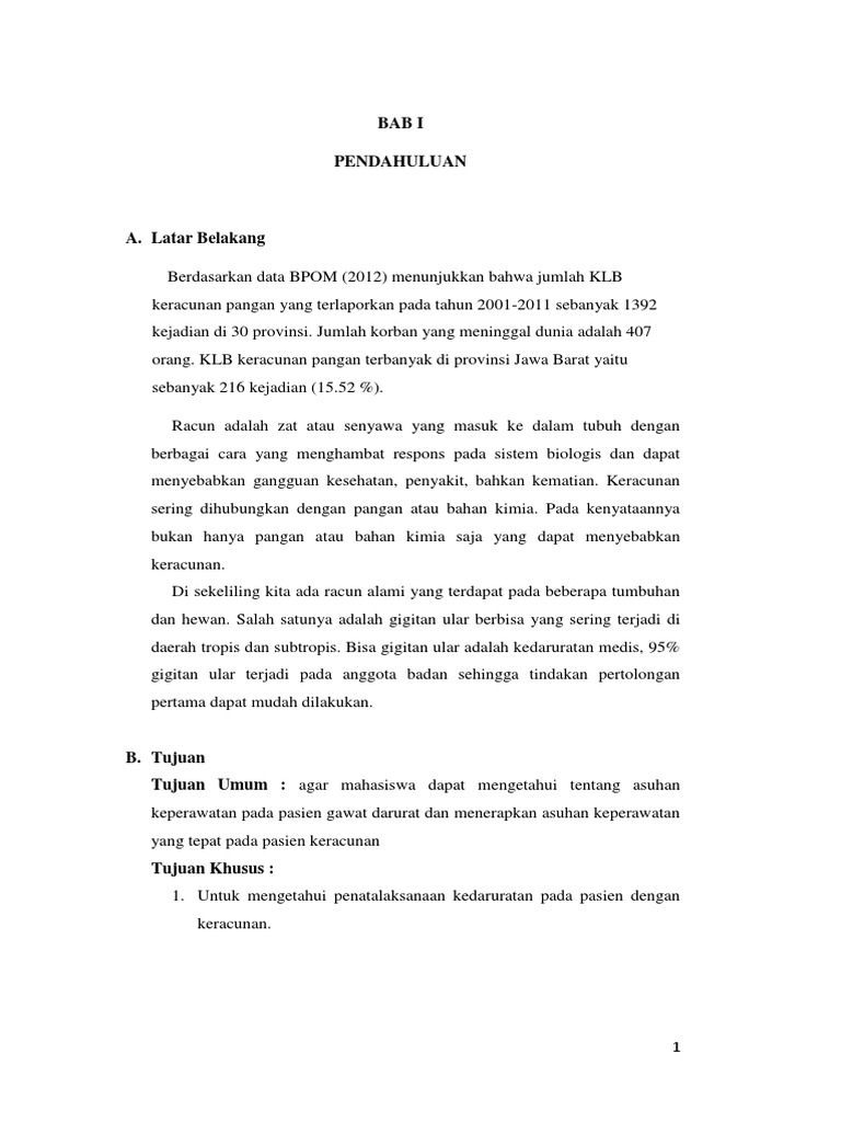 Askep Keracunan | PDF