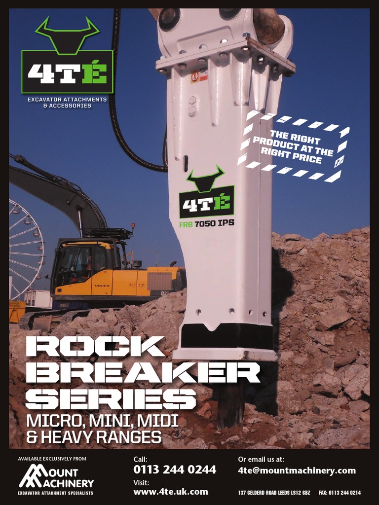 4TE RockBreaker Leaflet | Download Free PDF | Nature