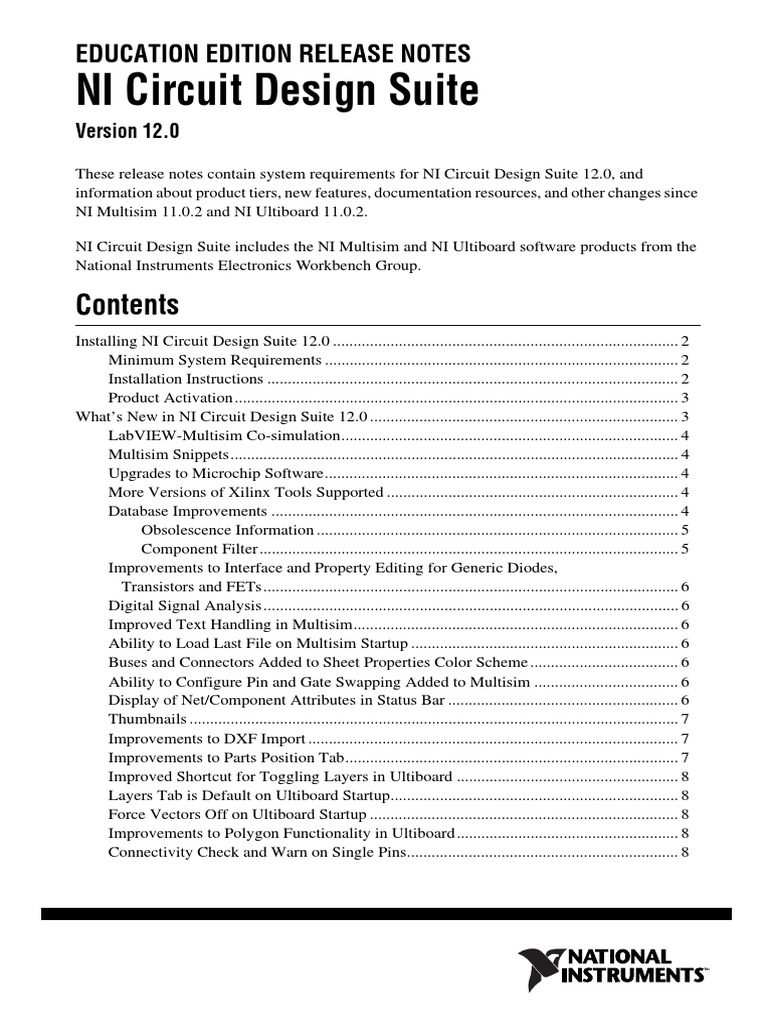 Circuit Design Suite Release Notes PDF | PDF | Electronic Component ...