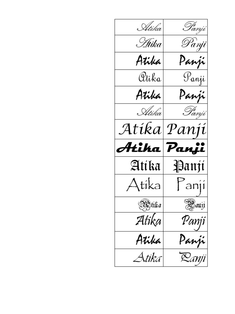 Printed Name Pdf