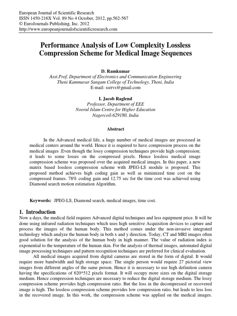 Ajassp 2014 1128 1134 | PDF | Data Compression | Telecommunications Engineering