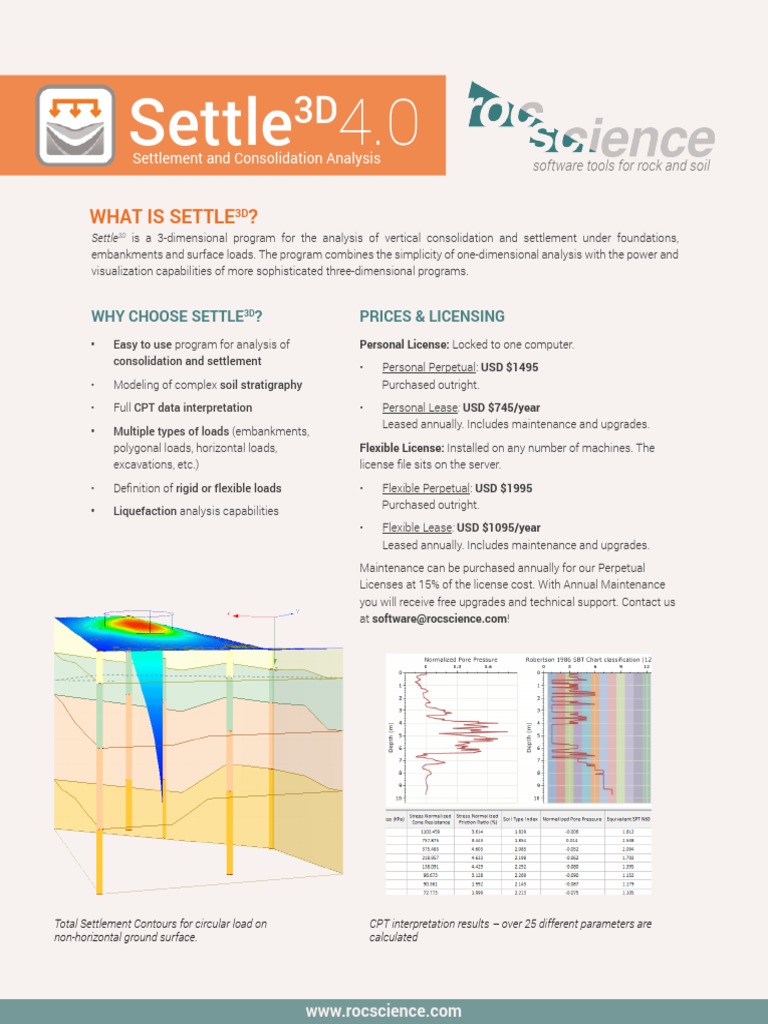 Settle 3 D | PDF | Contour Line | Computing And Information Technology