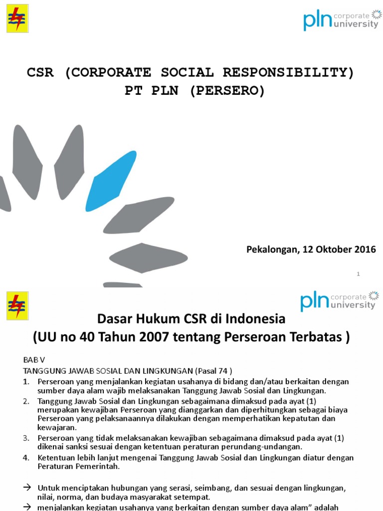 CSR Corporate Social Responsibility PT P PDF | PDF