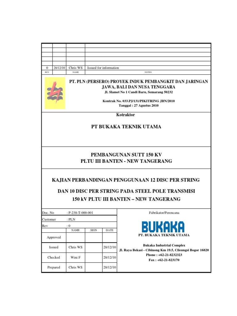 Kajian Penggunaan Disc Insulator SUTT | PDF | Teknologi & Rekayasa