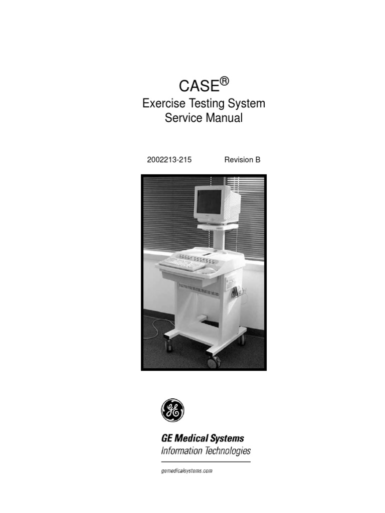 Exercise Testing System Service Manual: 2002213-215 Revision B | PDF ...