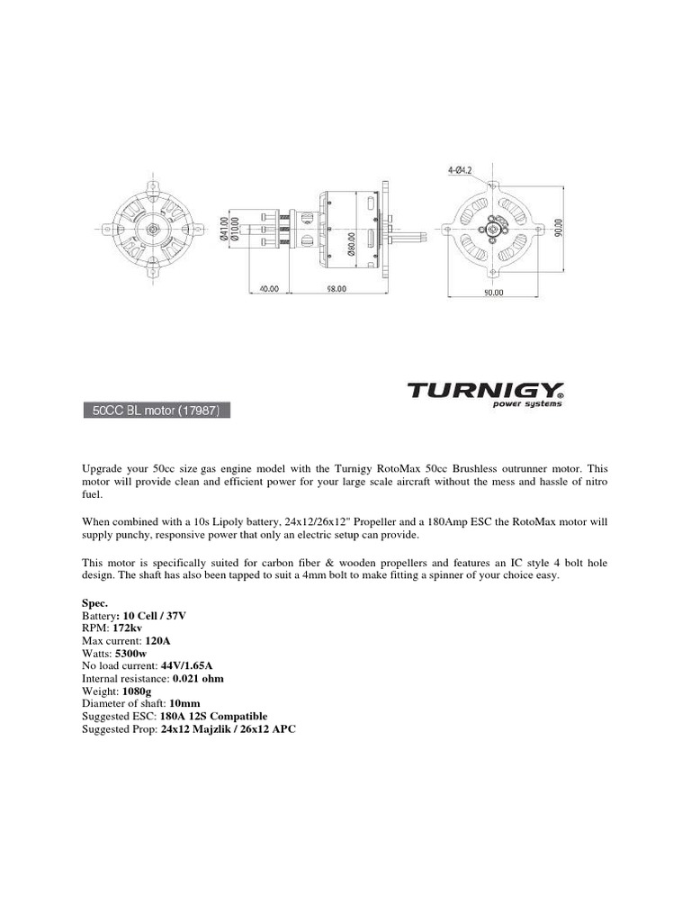 Upgrade Your 50cc Gas Engine Model with the Turnigy RotoMax 50cc ...