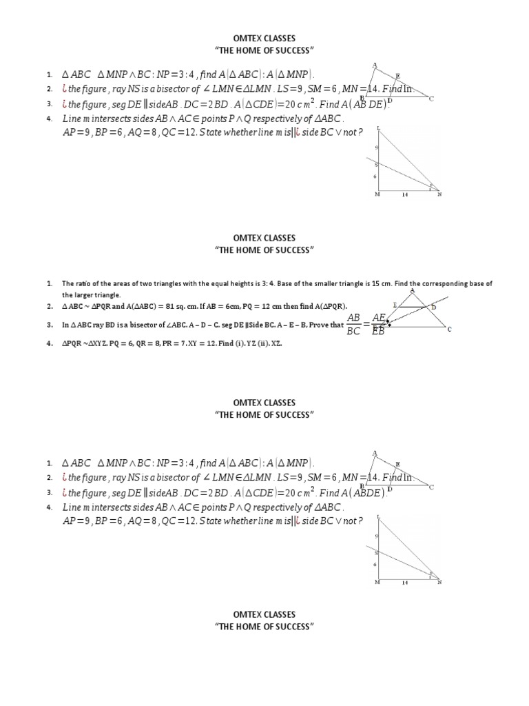Geometry Question Paper | PDF | Triangle | Elementary Geometry