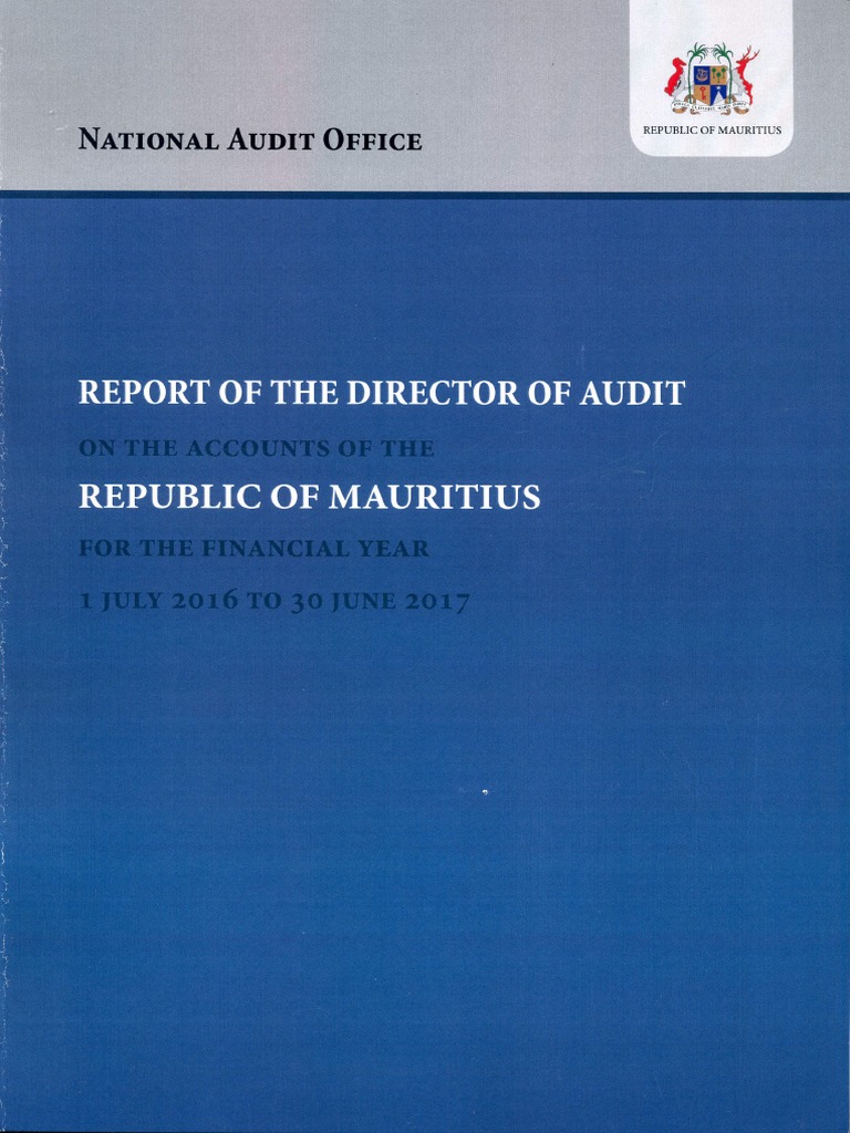Le Rapport de L'audit 2016-2017 | PDF | Internal Control | Audit