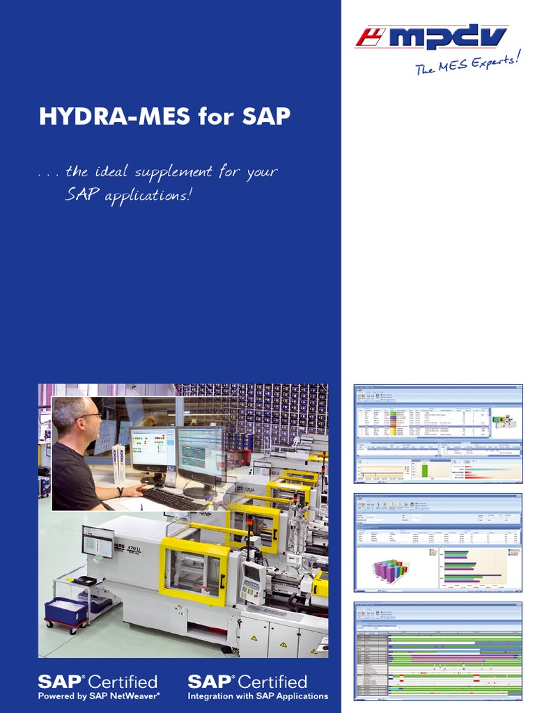 Hydra Mes Within Sap Environment Eng 276148 | Computer Terminal | Sap Se