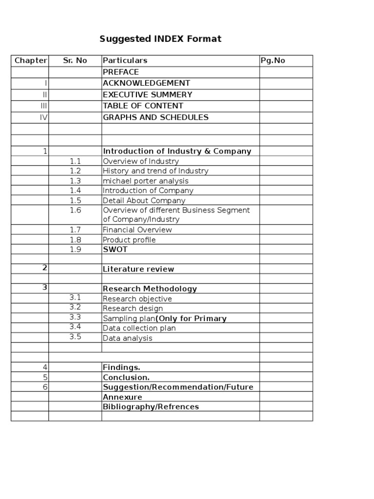 Copy-Primary Research Index | PDF