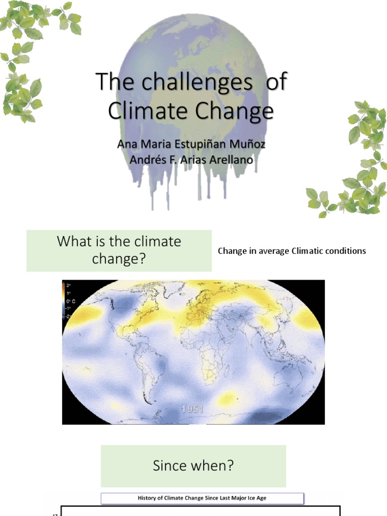 The Challenges of Climate Changes | PDF | Climate Change | Global Warming