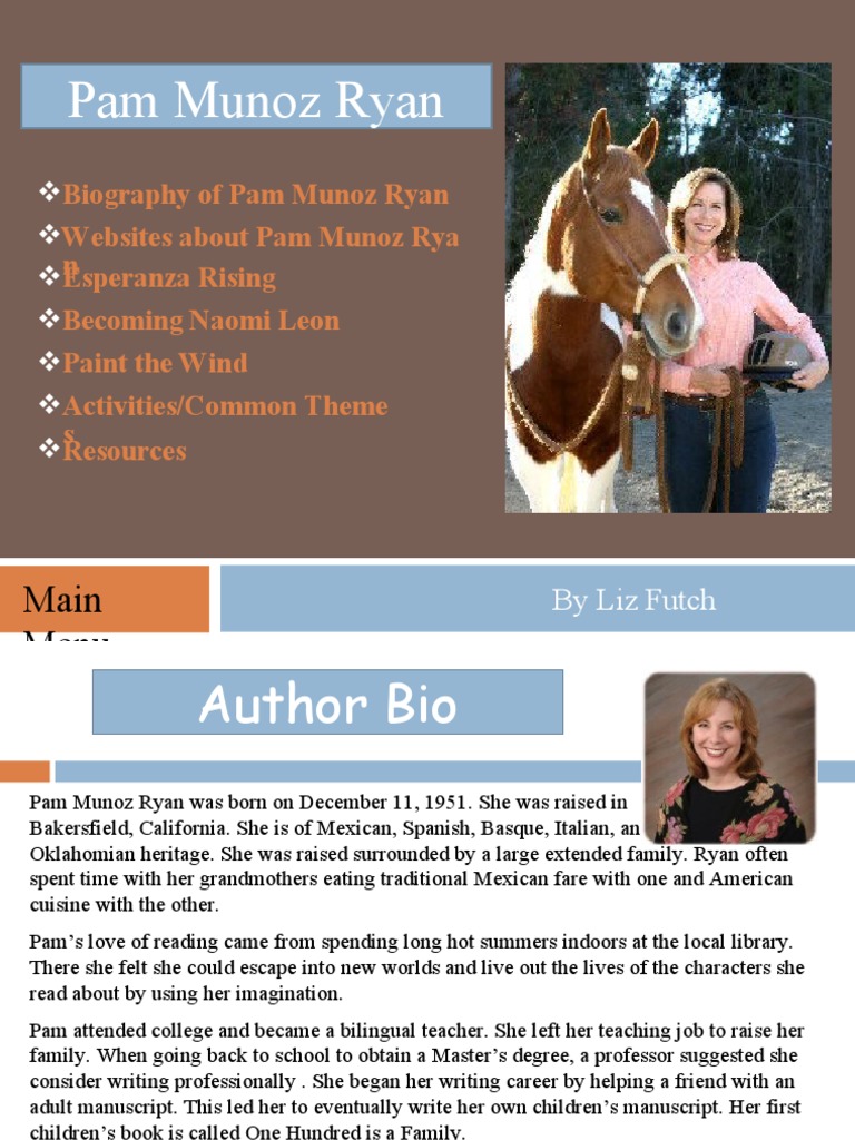 Pam Munoz Ryan - Author Study | PDF | Mustang