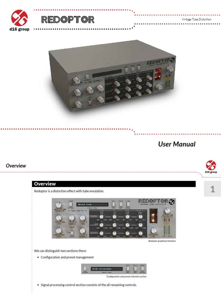 Redoptor Manual en | PDF | Equalization (Audio) | Distortion Redoptor Manual en | PDF | Equalization (Audio) | Distortion