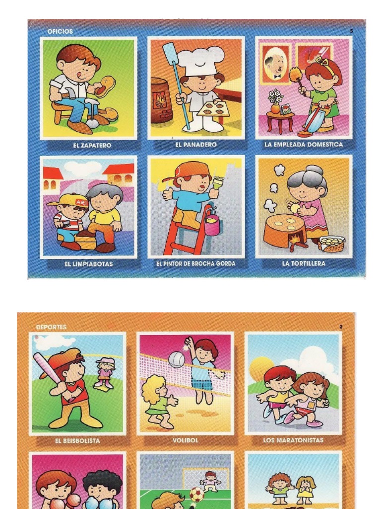 Juegos de oficios y profesiones para niños | PDF