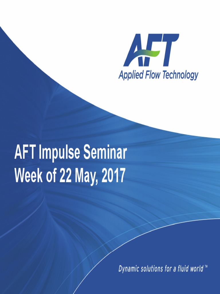 AFT Impulse Instructions | PDF | Fluid Dynamics | Pump