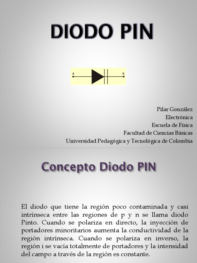 Diodo Pin | PDF | Diodo | Semiconductores