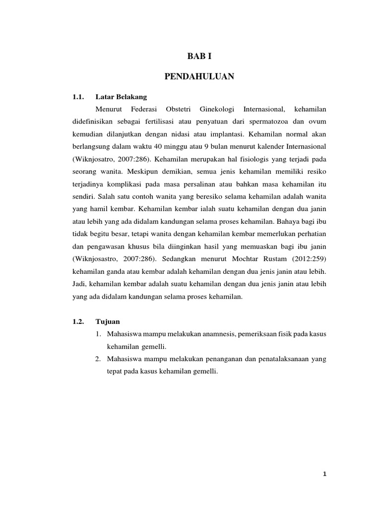 Case Gemeli Obgyn | PDF