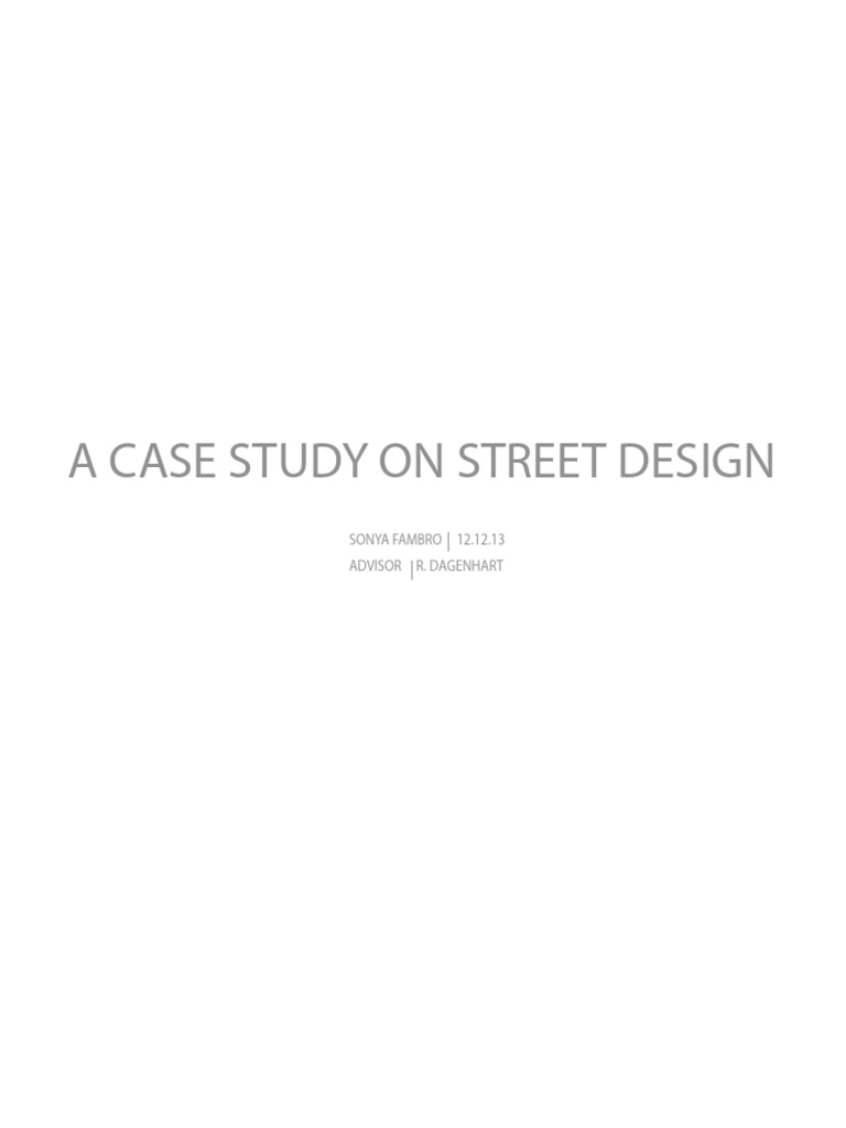 Atlanta Street Design Case Study | PDF | Street | Green Infrastructure