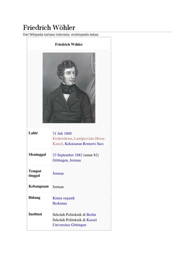 Sintesis Urea oleh Friedrich Wöhler | PDF
