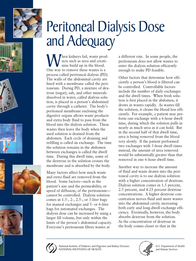 Peritoneal Dialysis Dose and Adequacy | Download Free PDF | Dialysis ...