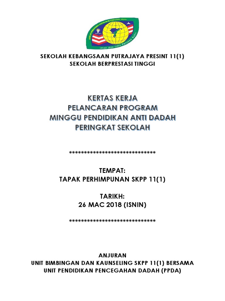 Cover Kertas Kerja | PDF