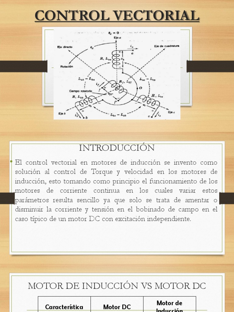 Control Vectorial en Motores de Inducción | PDF | Corriente eléctrica ...