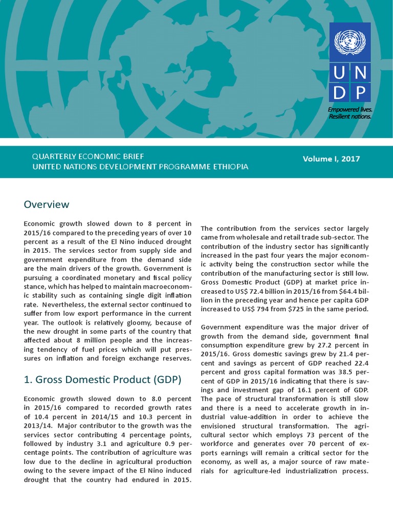 Quarterly Economic Brief 2017 | PDF | Inflation | Foreign Exchange Reserves