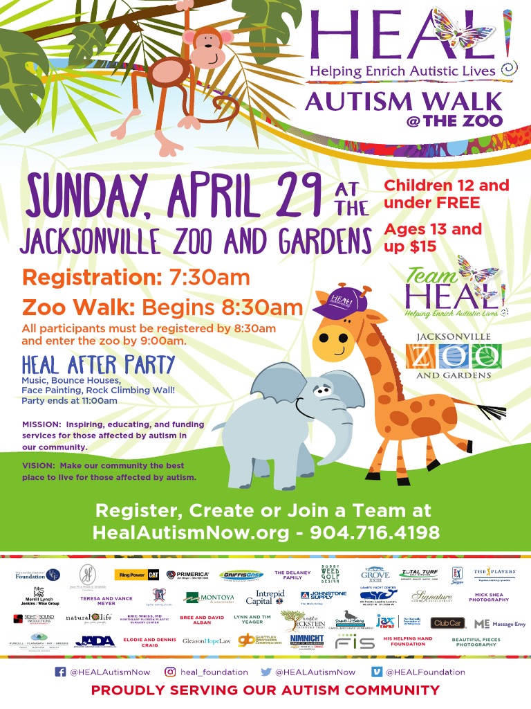 Heal Walk at Zoo 2018 Rev 4 | PDF | Childhood Psychiatric Disorders ...