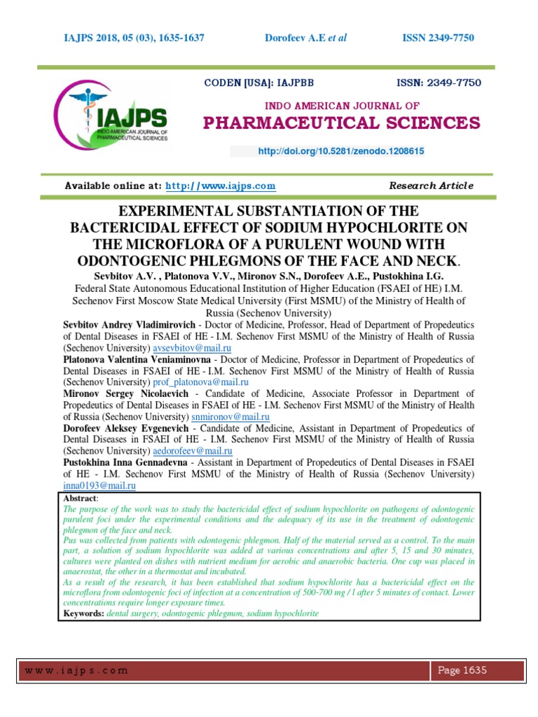 Pharmaceutical Sciences | PDF | Antibiotics | Inflammation