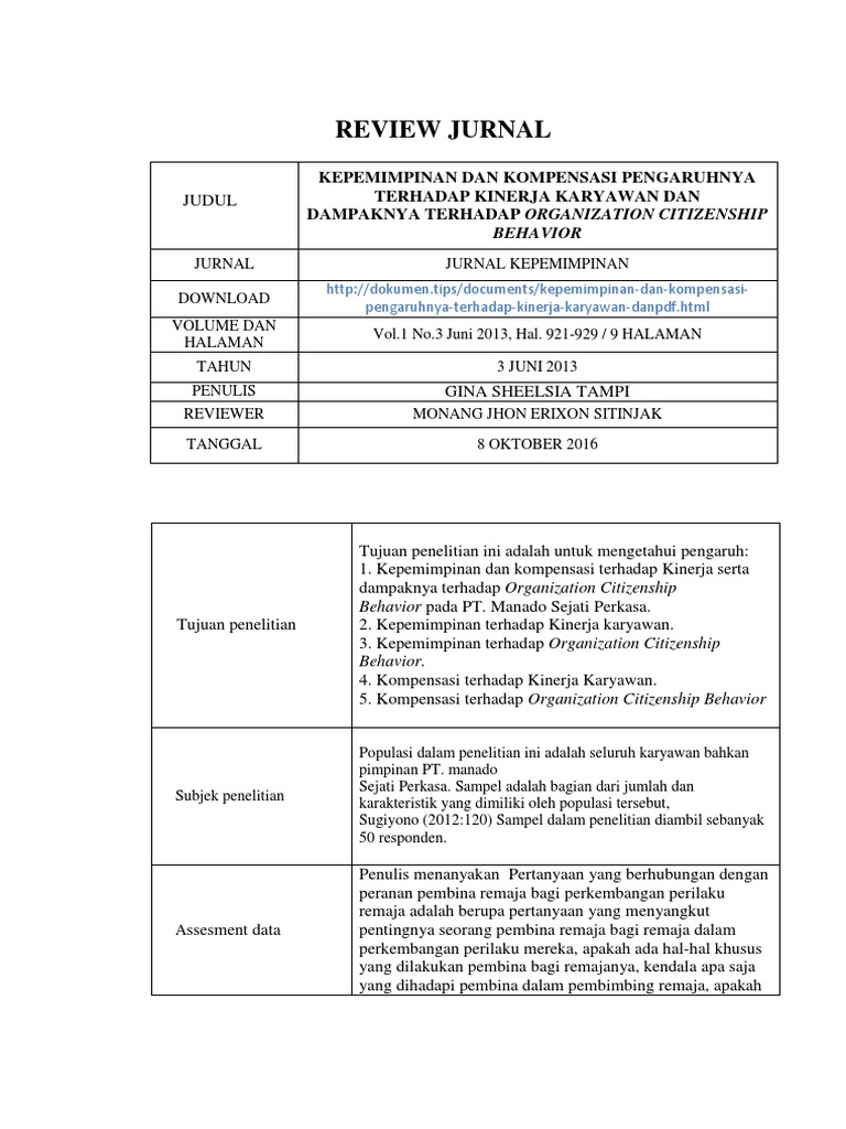 Review Jurnal PPD | PDF