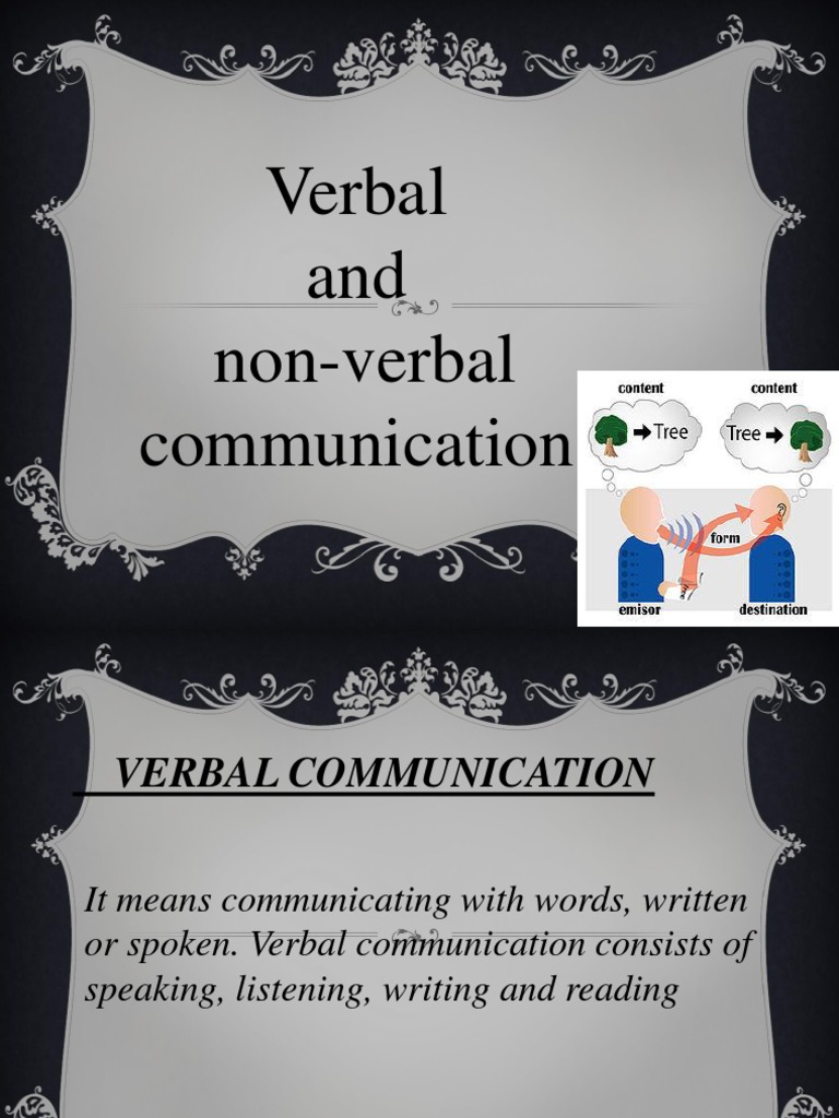 Effective Communication: A Comparison of Verbal and Non-Verbal Methods ...