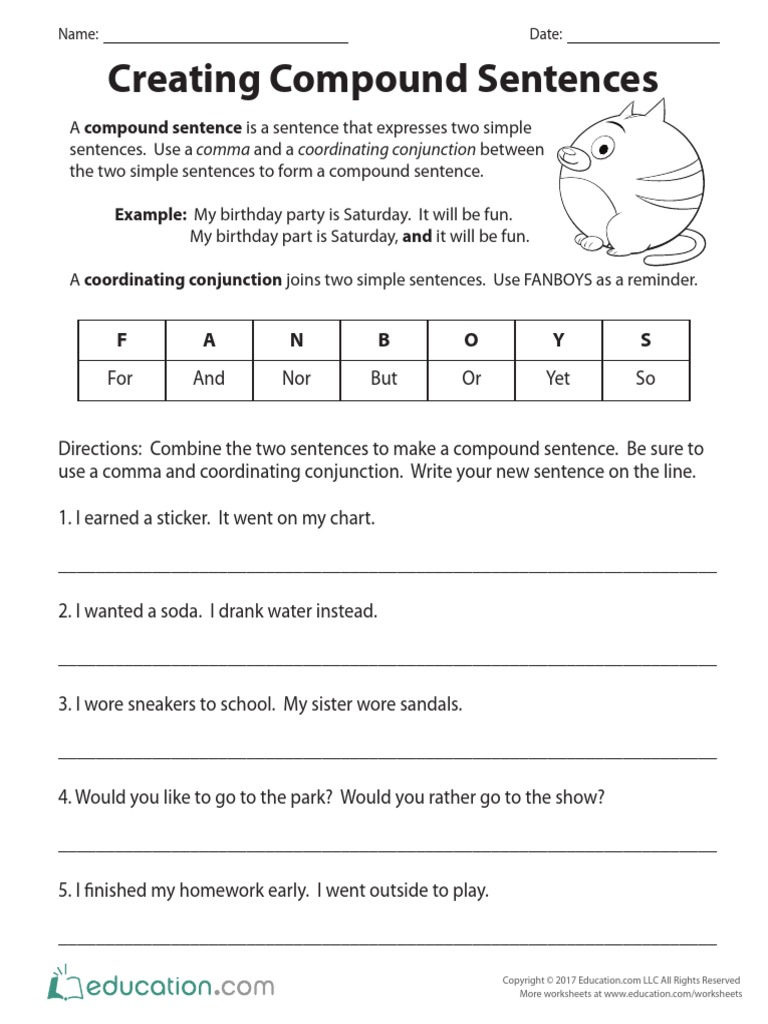 Creating Compound Sentences | PDF | Lexical Semantics | Morphology
