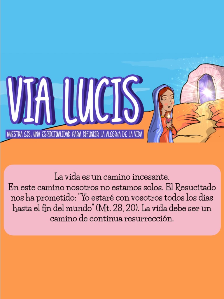 Via Lucis | PDF | La resurrección de Jesús | Pascua de Resurrección