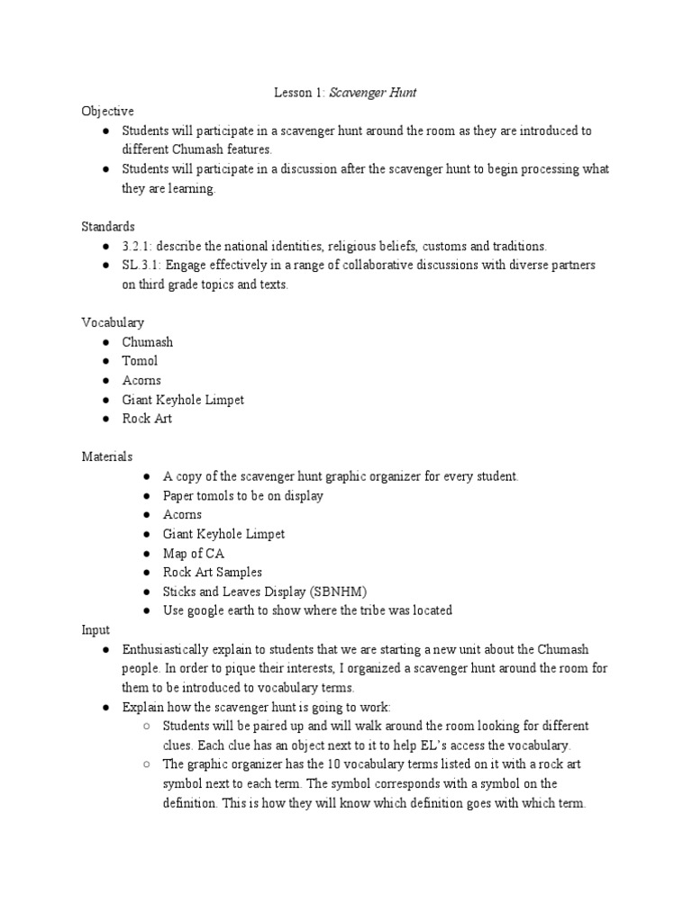 Chumash Lesson | PDF | Vocabulary | Cognition