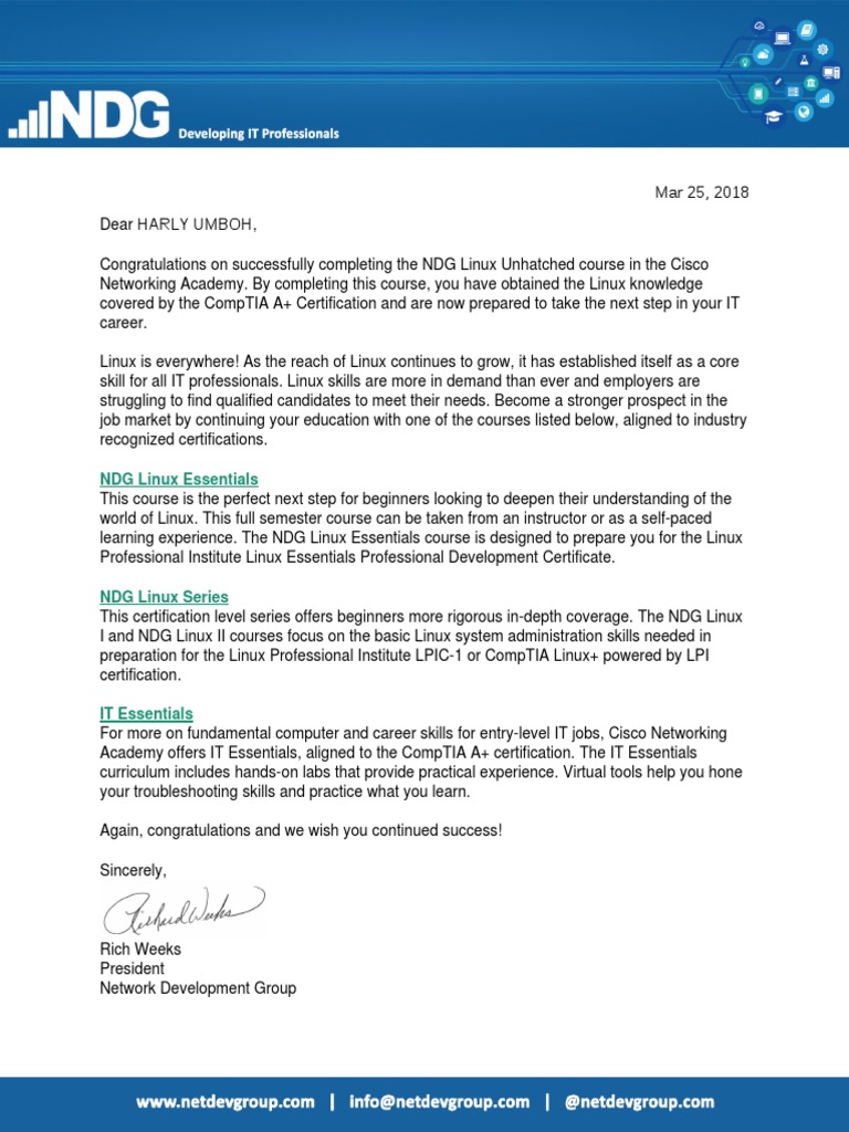 Linux Career Path Certifications | PDF