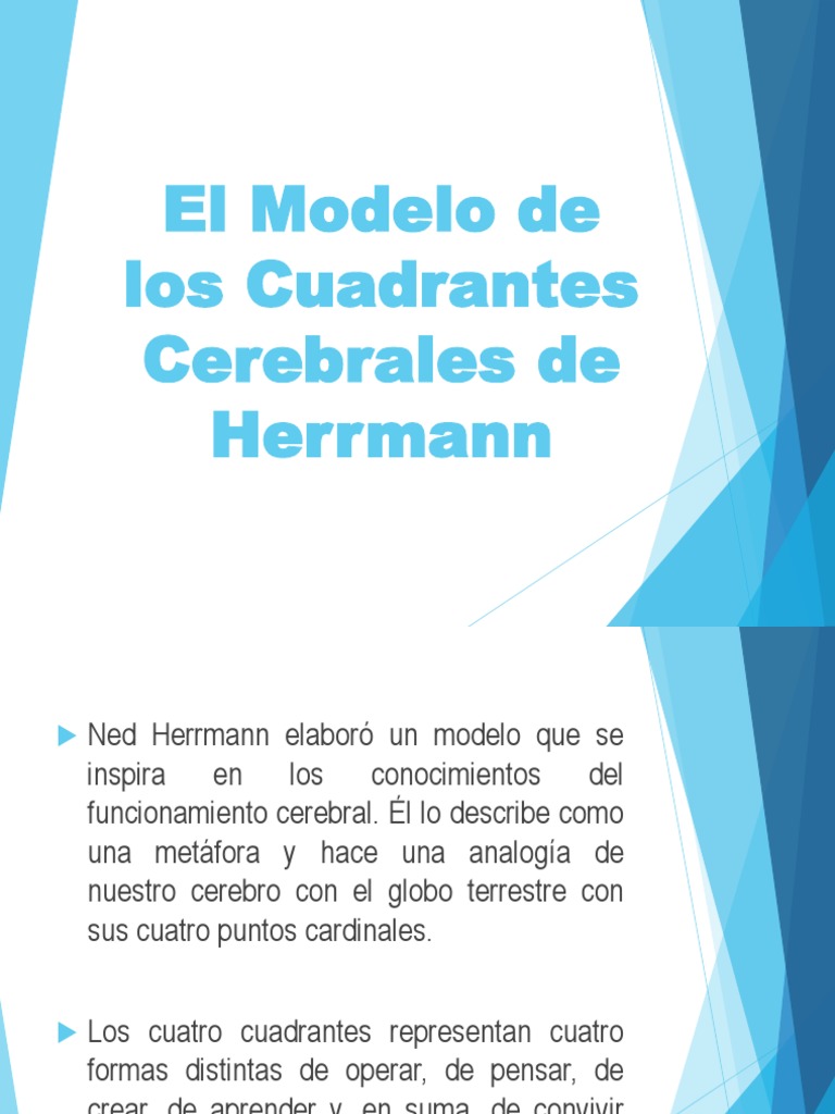 El Modelo de Los Cuadrantes Cerebrales de Herrmann | PDF