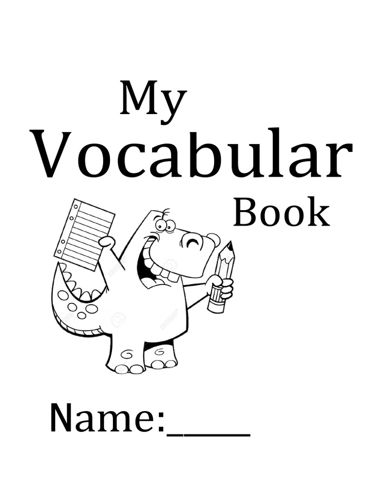 My Vocabulary Book | PDF | Vocabulary | Learning To Read