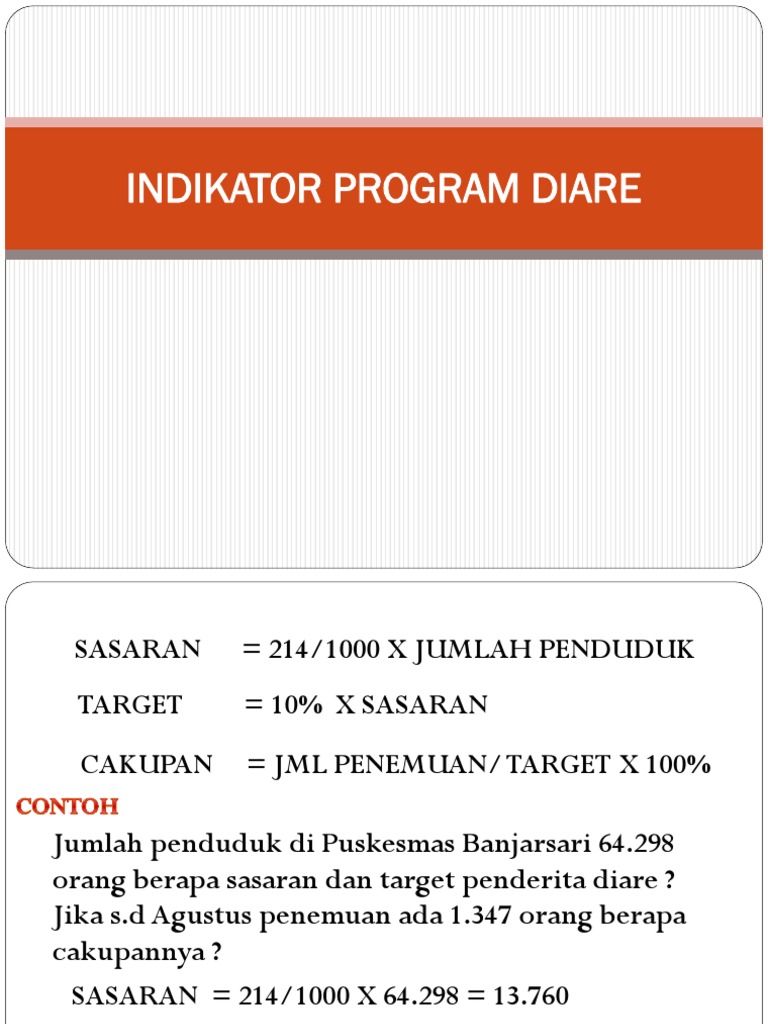 Indikator Program Ispa Diare PDF | PDF