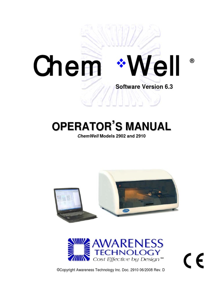 ChemWell R6 | PDF | Assay | Computing And Information Technology