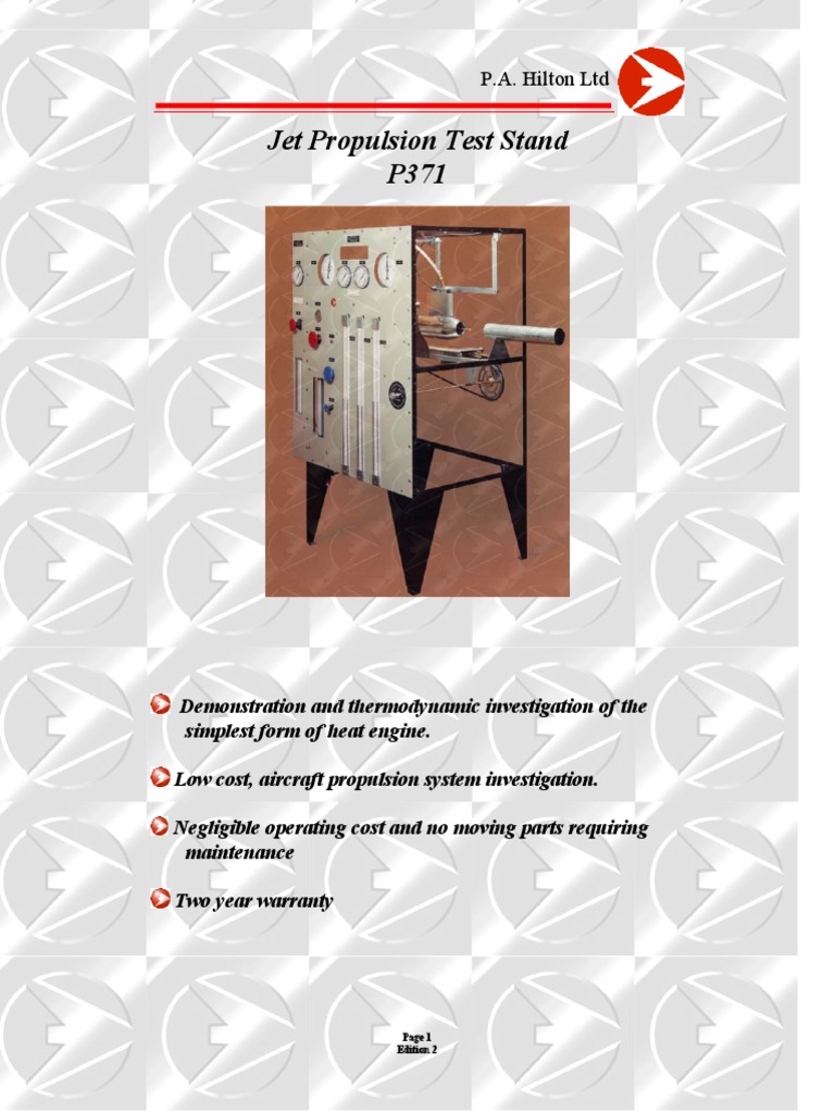 Low-Maintenance Laboratory Jet Propulsion Test Stand for Educational ...