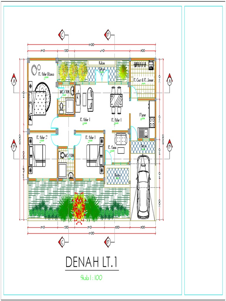 Denah LT.1 | PDF