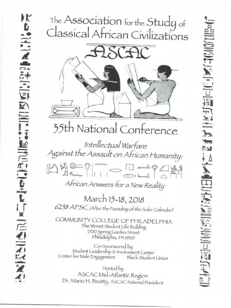 ASCAC Conference Program Schedule 2018 | PDF