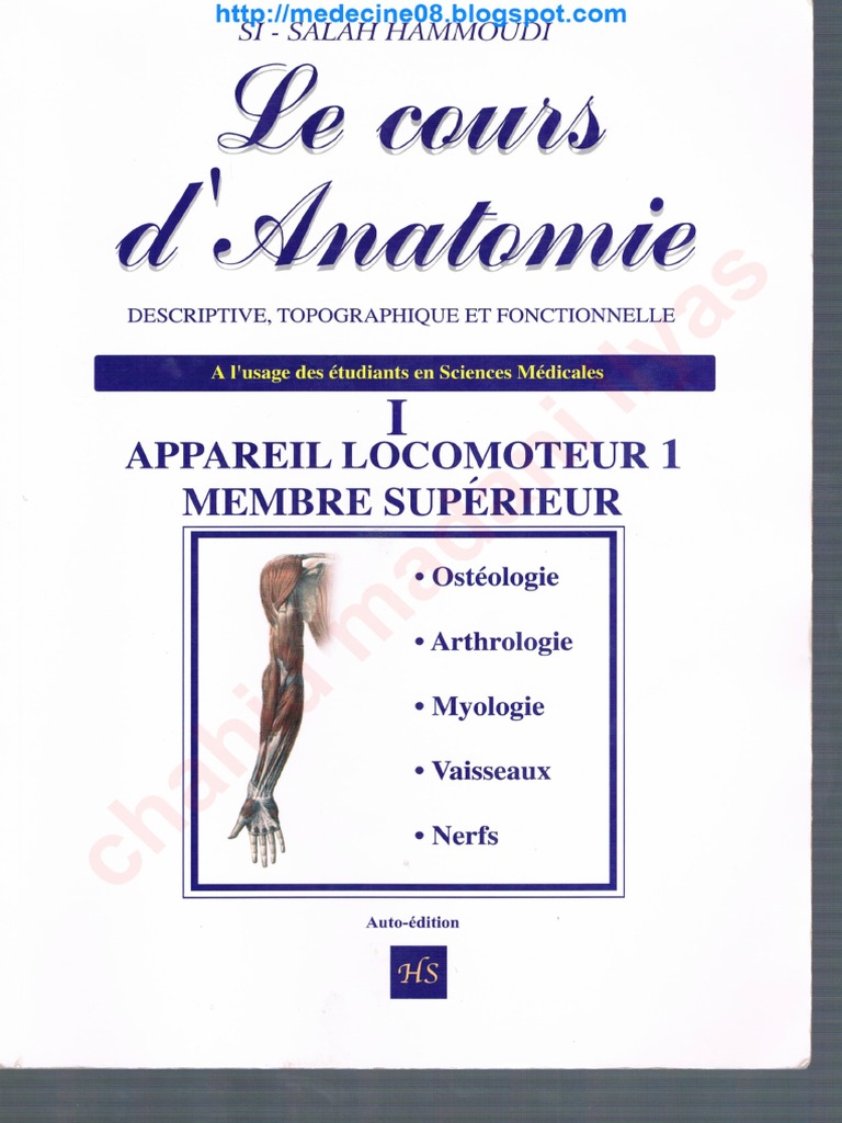 Anatomie Hamoudi Membre Supérieure | PDF