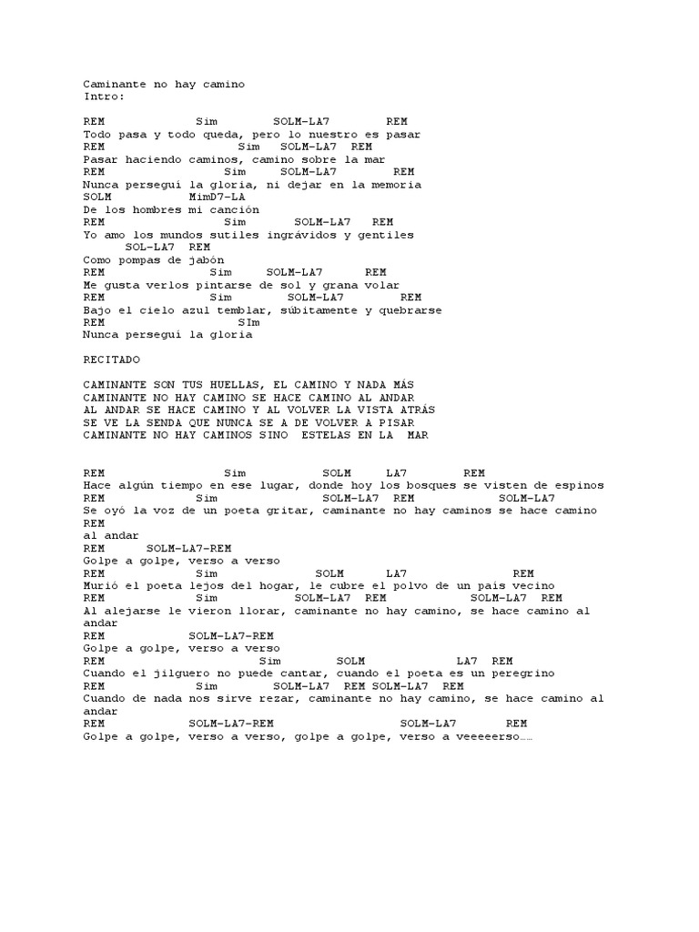 Caminante No Hay Camino | PDF
