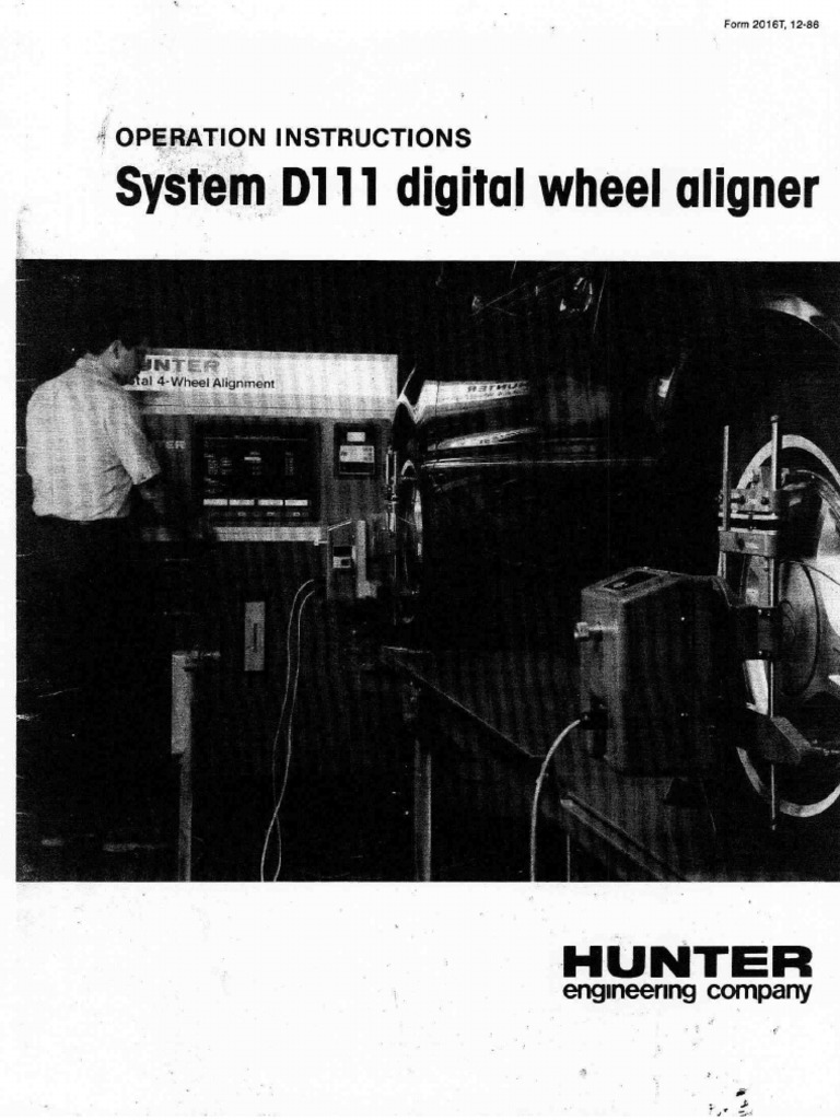 Alignment Hunter D111 Instructions | PDF | Business