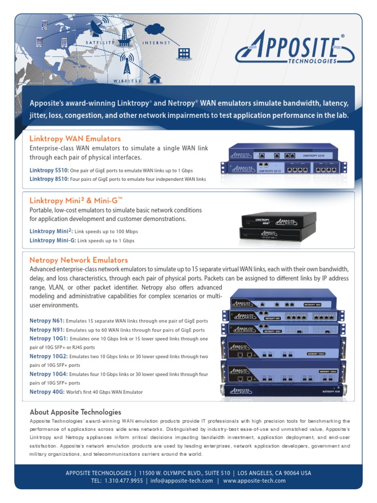 Apposite Technologies Product Comparison Sheet | PDF | Port (Computer ...