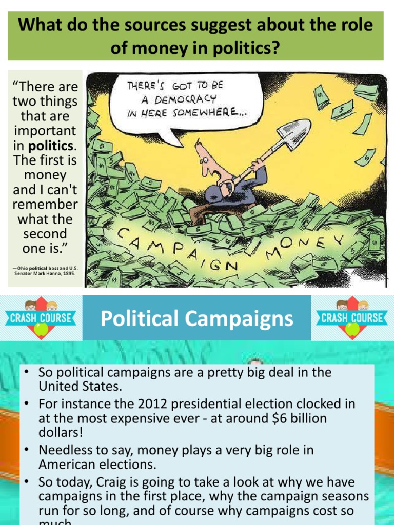 What Do The Sources Suggest About The Role of Money in Politics? | PDF ...